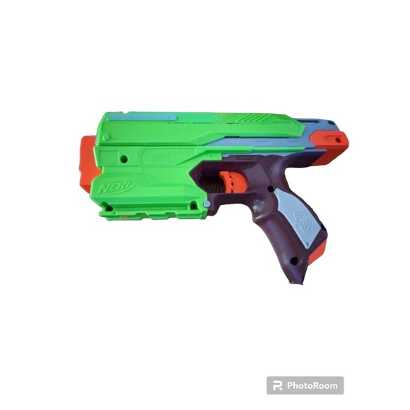 Nerf | Toys | Nerf Zombie Strike Sidestrike Blaster Green Orange Toy ...